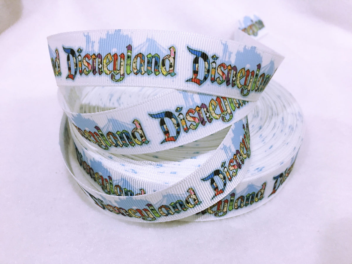Ribbon by the Yard - Disneyland Logo Ribbon – Giraffic Crafts and Supplies