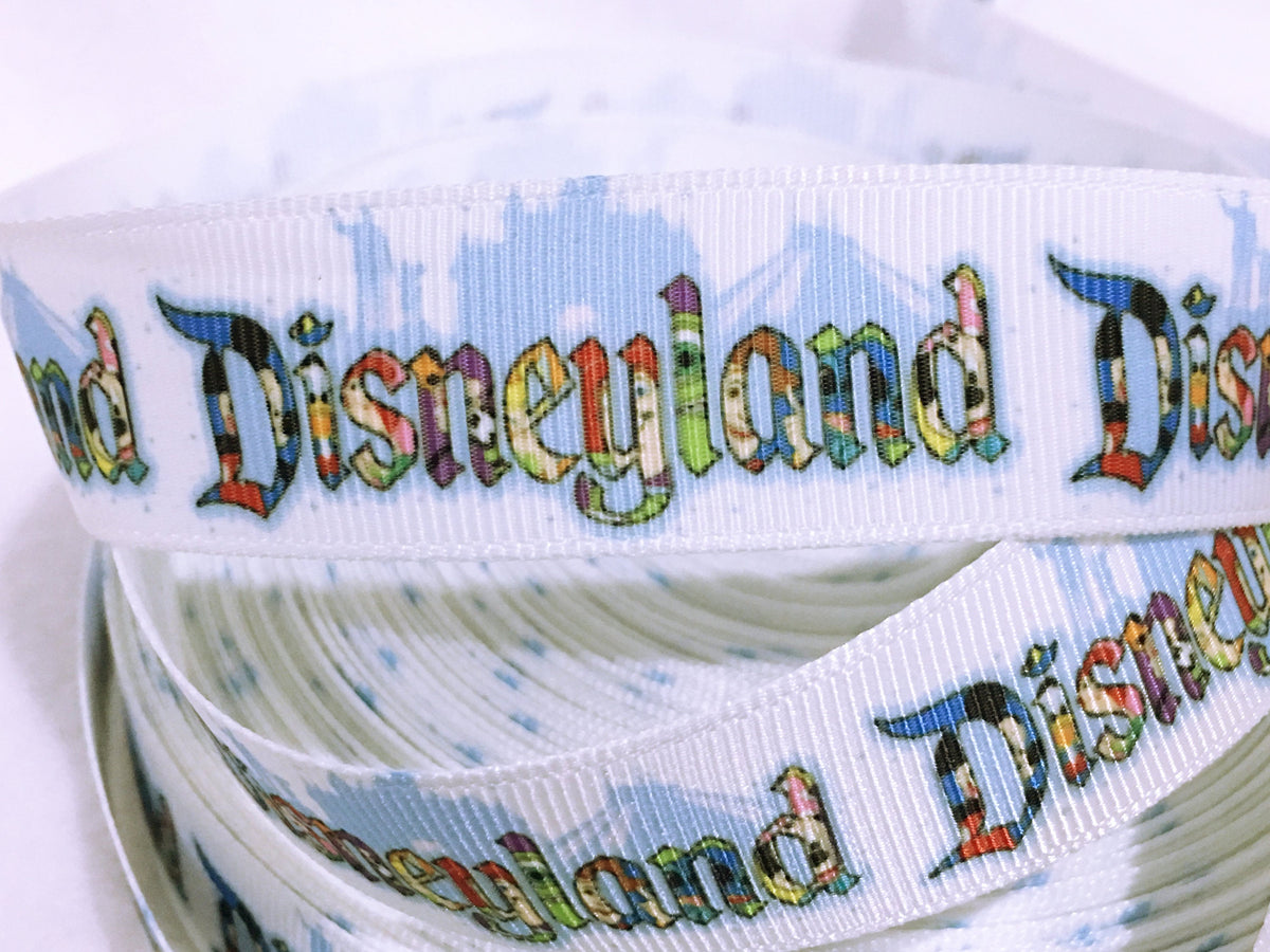 Ribbon by the Yard - Disneyland Logo Ribbon – Giraffic Crafts and Supplies