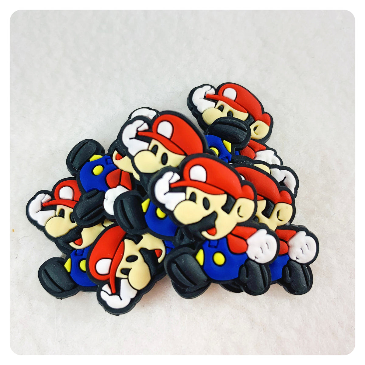 Set of 2 - PVC Resin - Mario - Video Games – Giraffic Crafts and Supplies